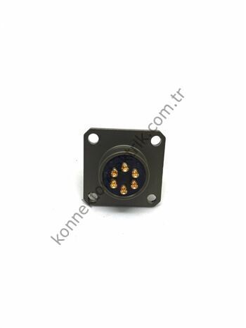 KUKDONG MS3112E 10-6S 6 Pin Metal Kasa Shell Panel Tipi Askeri Konnektör